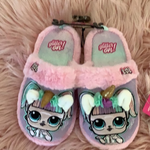 L.O.L SURPRISE DOLL | Shoes | Lol Surprise Glitter On Slippers | Poshmark